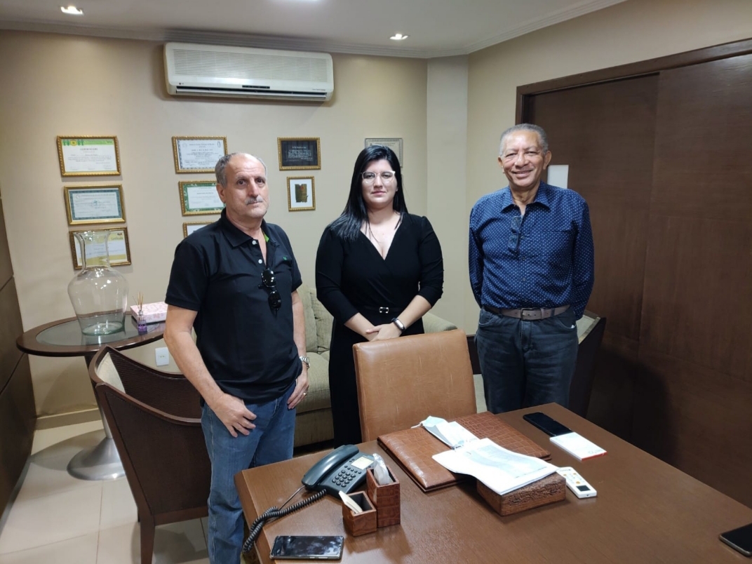 Diretores do Sinpfetro visitam escritório do Advogado Breno de Paula Diretores do Sinpfetro visitam escritório do Advogado Breno de Paula